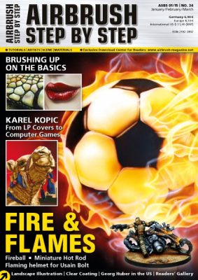 Airbrush Step by Step Magazine English 01/15 – Foxy Studio