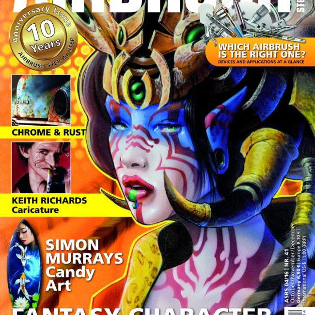 Airbrush Step by Step Magazine English 02/16 – Foxy Studio