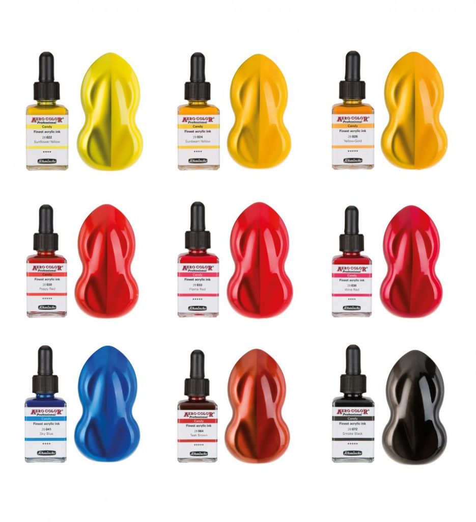 SCHMINCKE AERO COLOR® Candy complete set 9 bottles – Foxy Studio